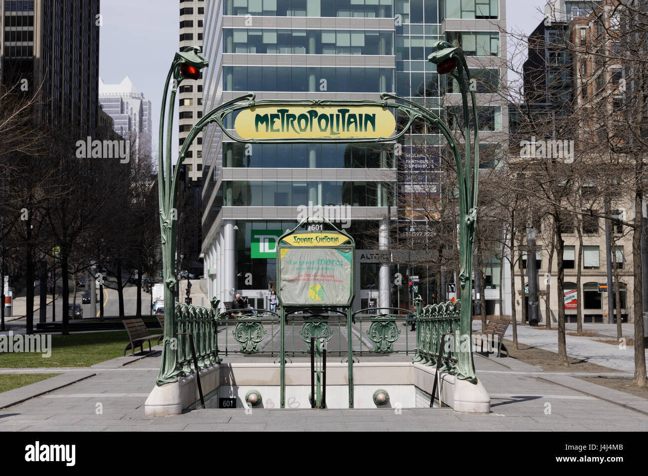 Square-Victoria Metro Station, Montreal, Quebec, Canada Stock Photo - Alamy