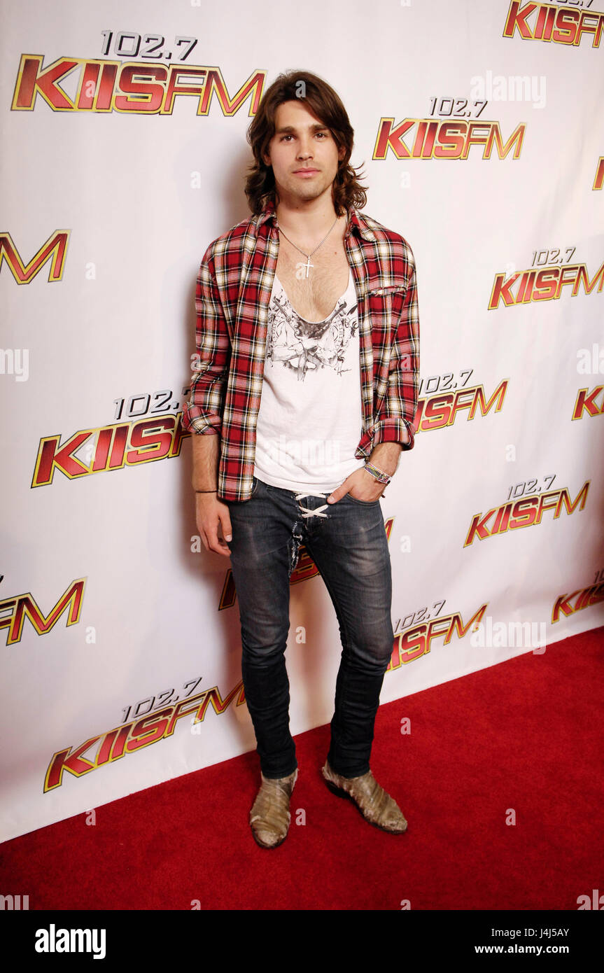 Justin Gaston arrives at KIIS FM's Wango Tango 2010 red carpet at the ...