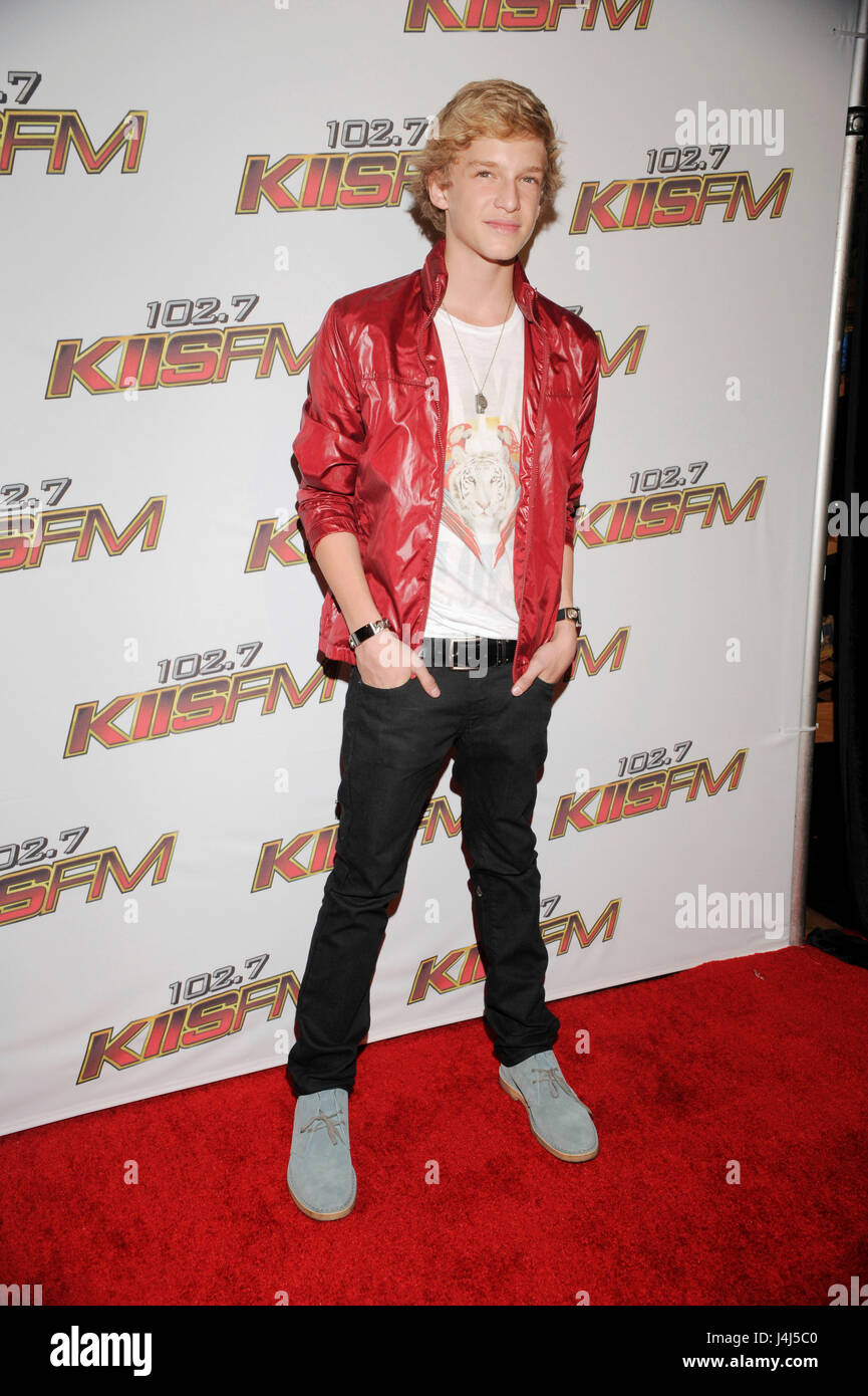 Cody Simpson arrives at the red carpet for KIIS FM's Wango Tango 2011 ...