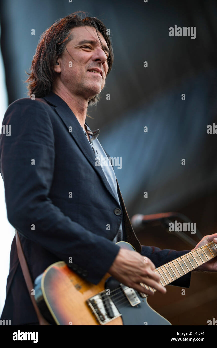 Mike Cooley, guitarist of Drive By Truckers performs at 2017 Beale ...