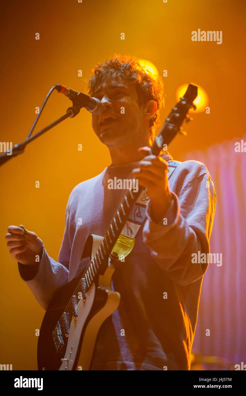 Andrew VanWyngarden, vocalist of MGMT performs at the 2017 Beale Street ...