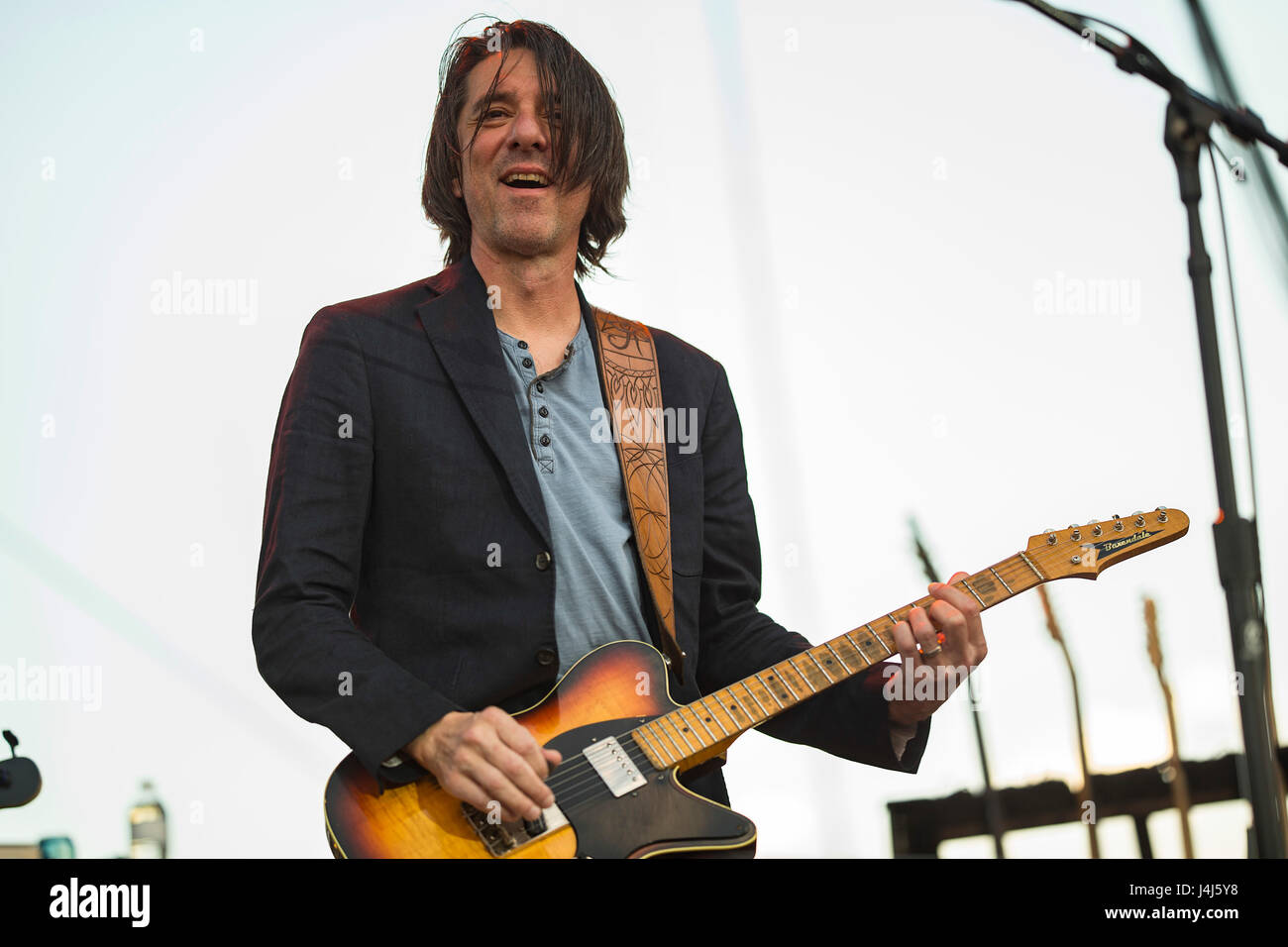 Mike Cooley, guitarist of Drive By Truckers performs at 2017 Beale ...