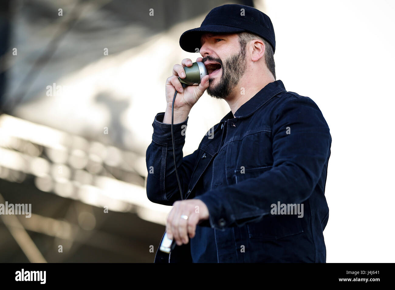 Chris Vos, vocalist of The Record Company performs at the 2017 Beale ...