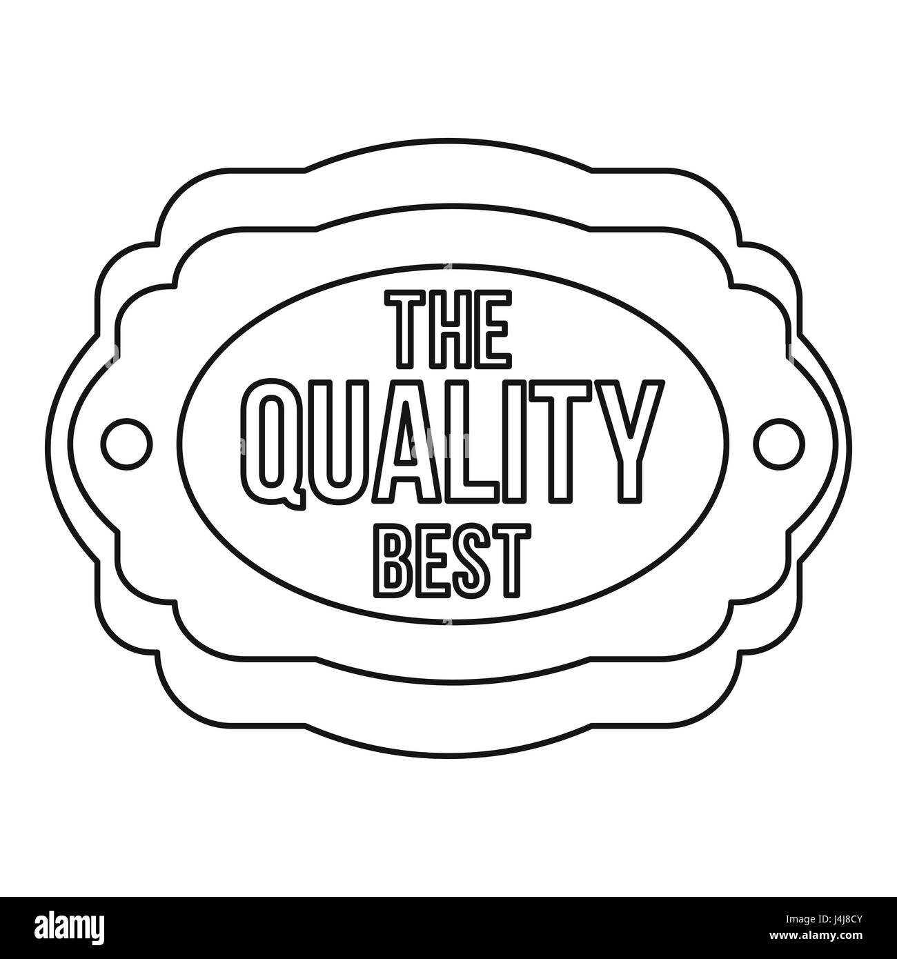 The best quality icon, outline style Stock Vector Image & Art - Alamy