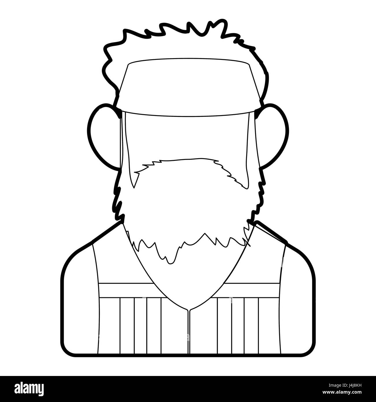 Programmer icon, outline style Stock Vector Image & Art - Alamy