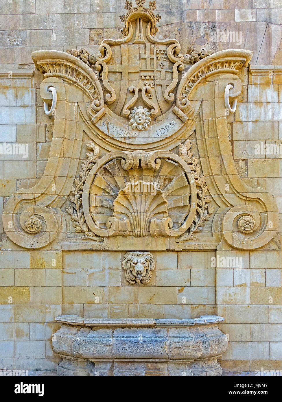 The Wignacourt Fountain, Valletta, Malta Stock Photo - Alamy