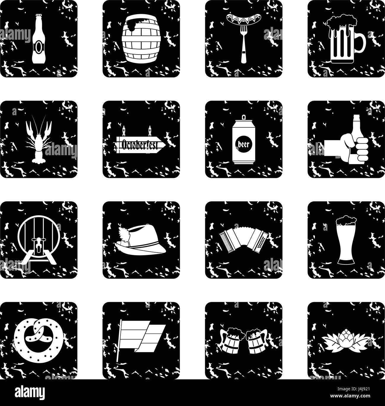 Oktoberfest flag Black and White Stock Photos & Images - Alamy