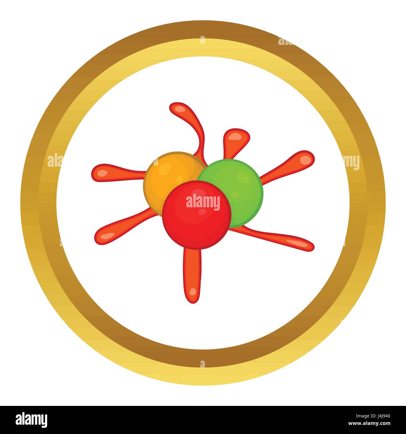 Target paintball cartoon icon hi-res stock photography and images - Alamy