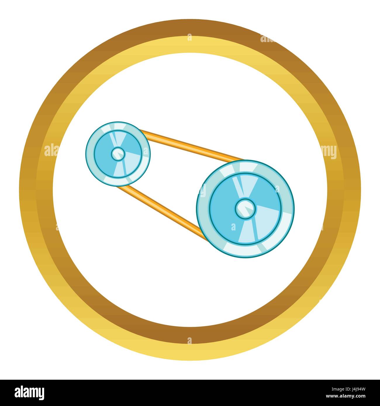 Timing belt vector icon Stock Vector Image & Art - Alamy