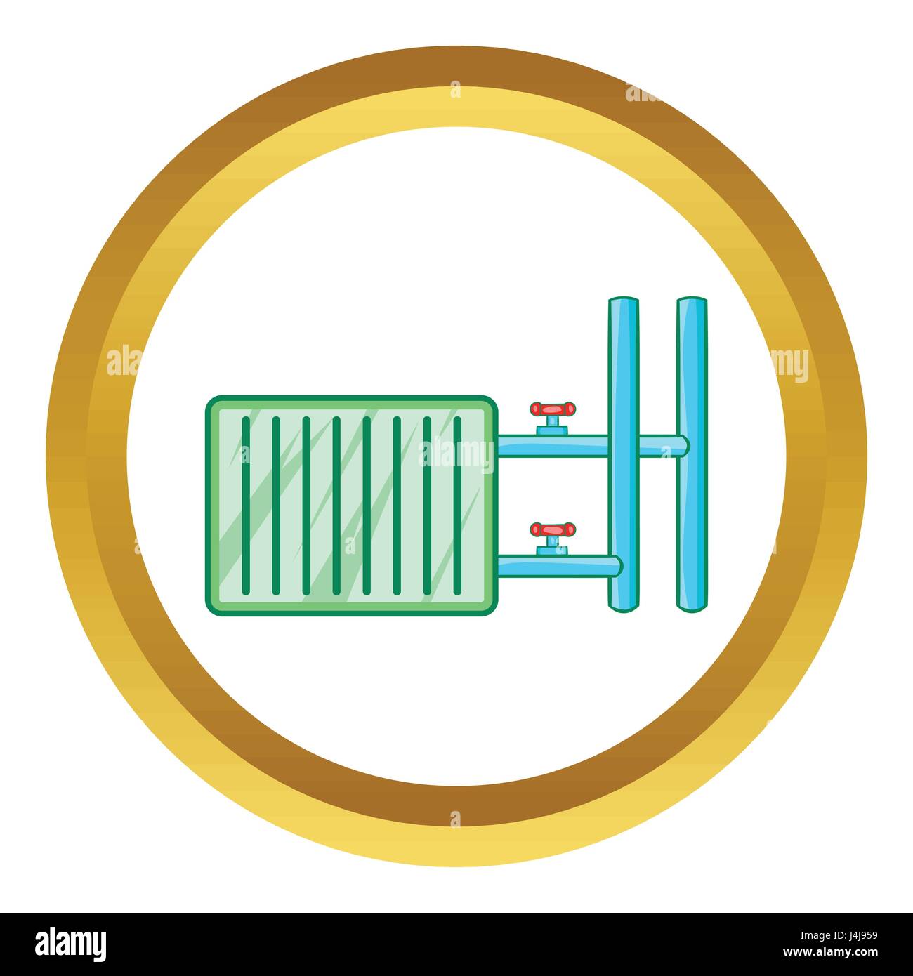Radiator vector icon Stock Vector Image & Art - Alamy