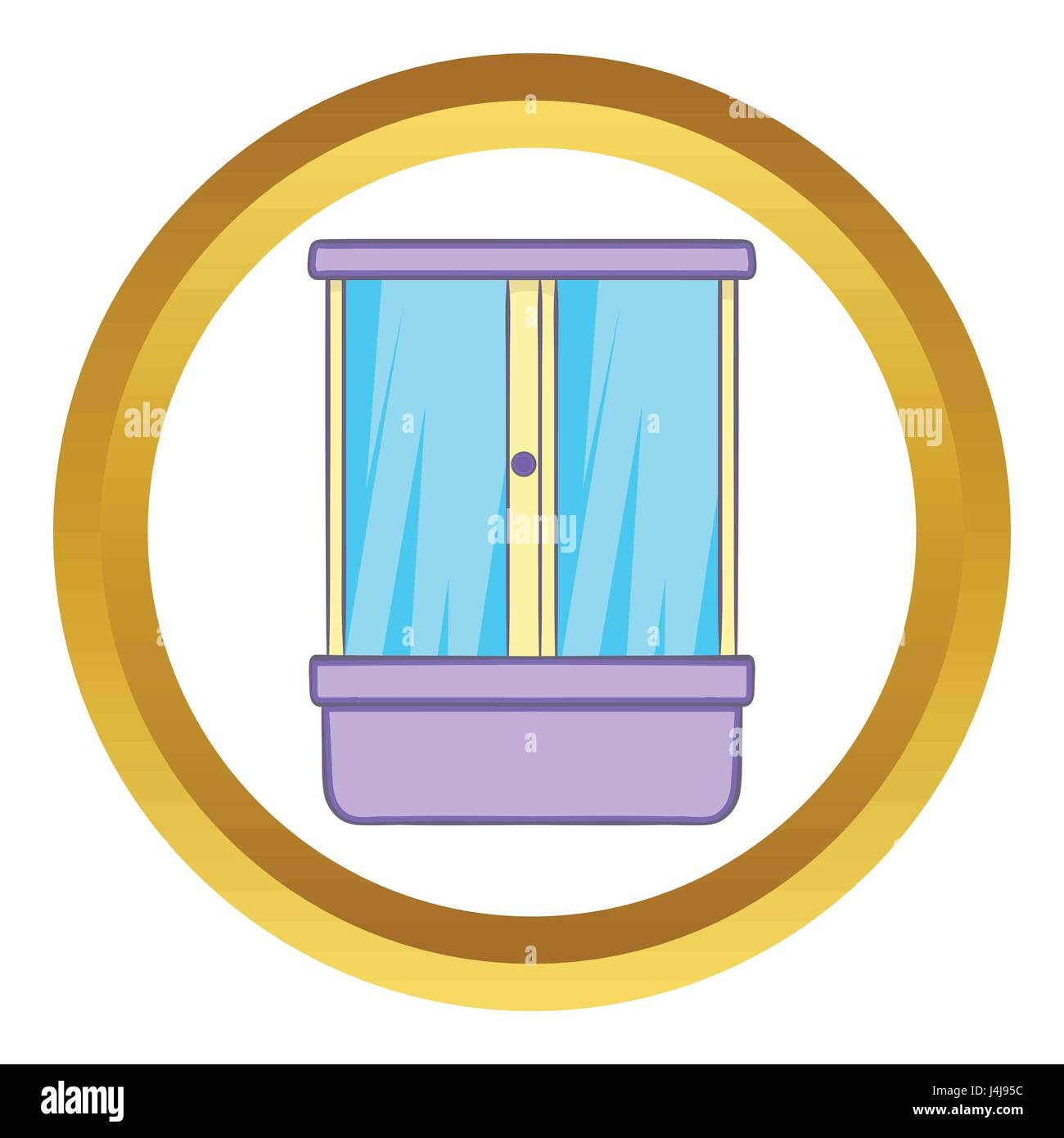 Plastic toilet cubicle hi-res stock photography and images - Alamy