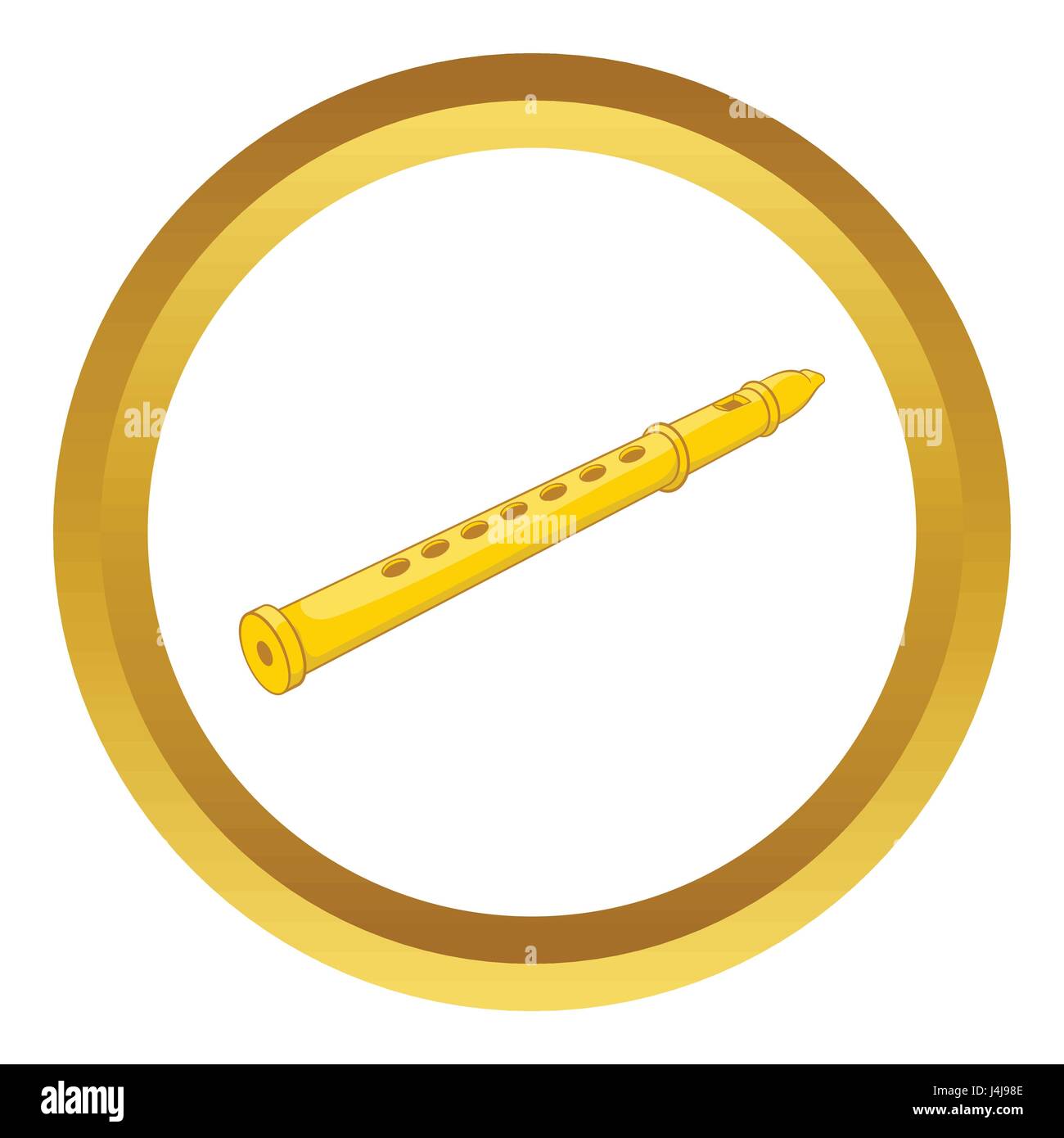 Flute vector icon Stock Vector Image & Art - Alamy