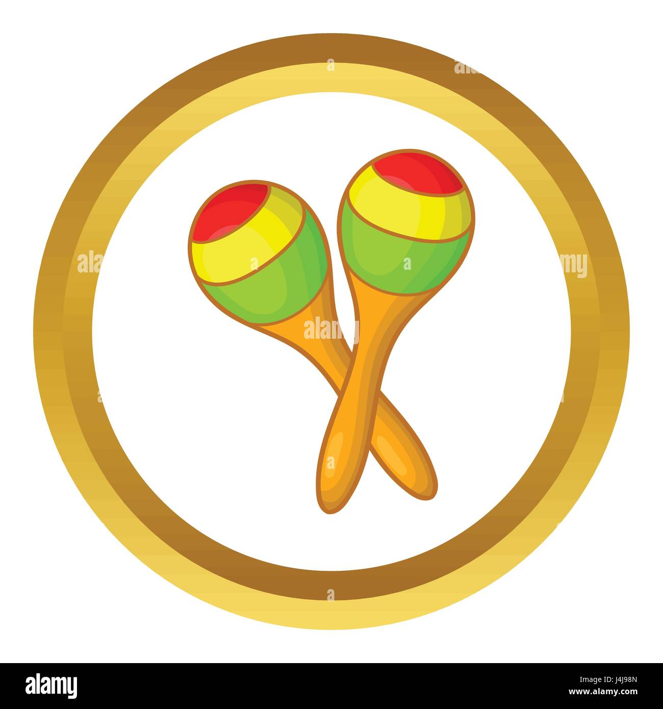 Maracas vector icon Stock Vector Image & Art - Alamy