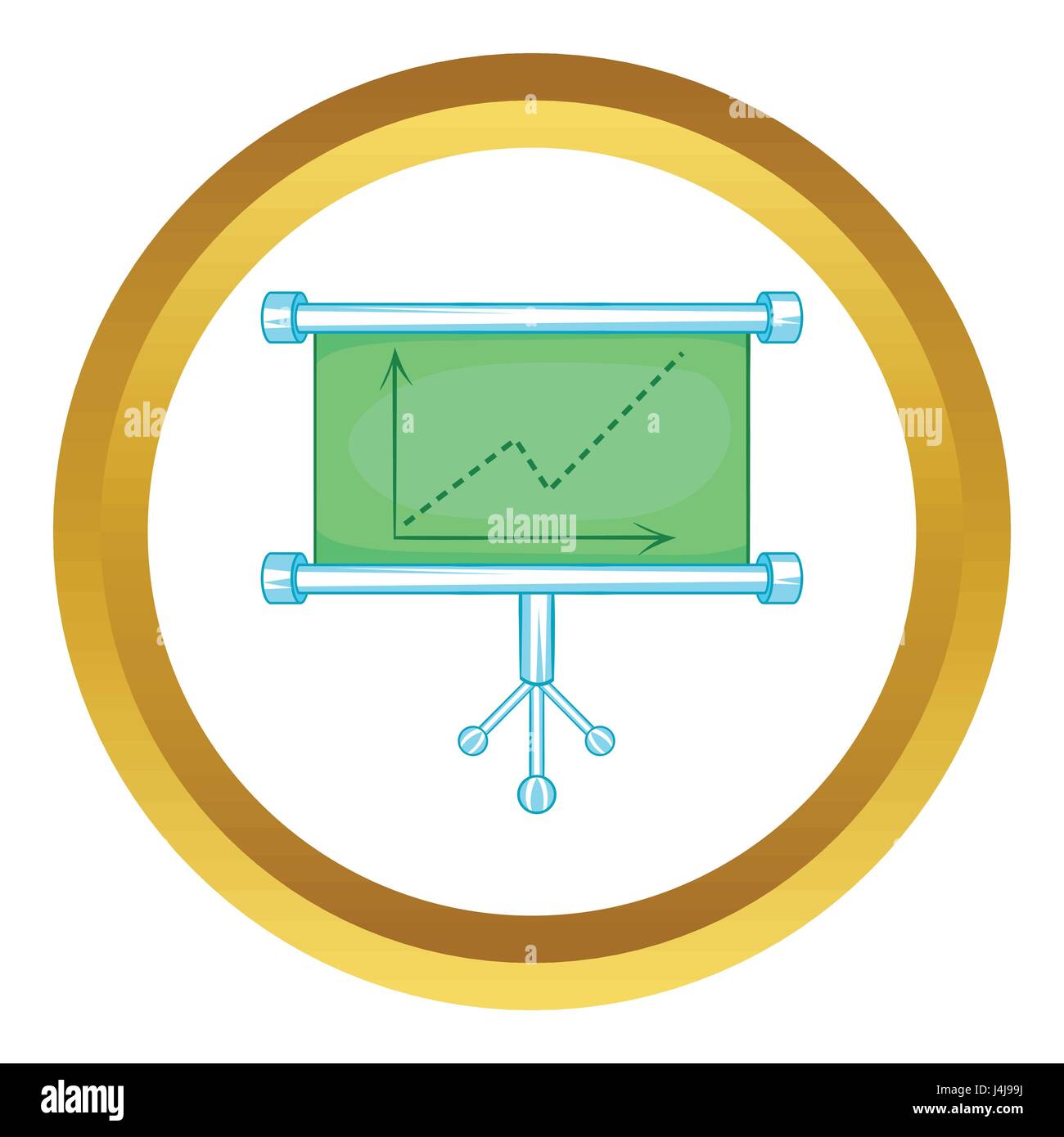 Board with statistics vector icon Stock Vector Image & Art - Alamy