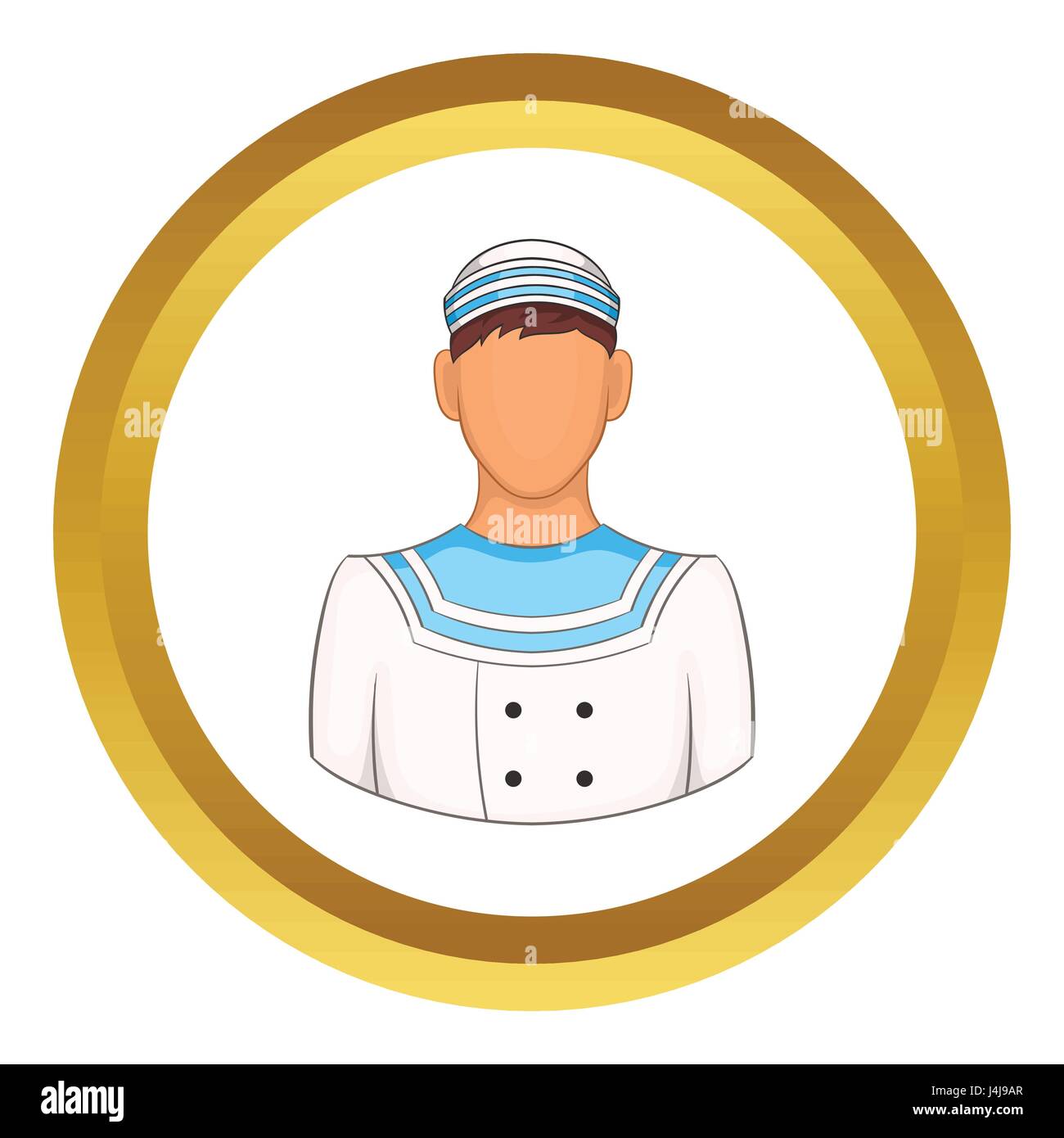 Sailor Uniform Seaman Cut Out Stock Images & Pictures - Alamy