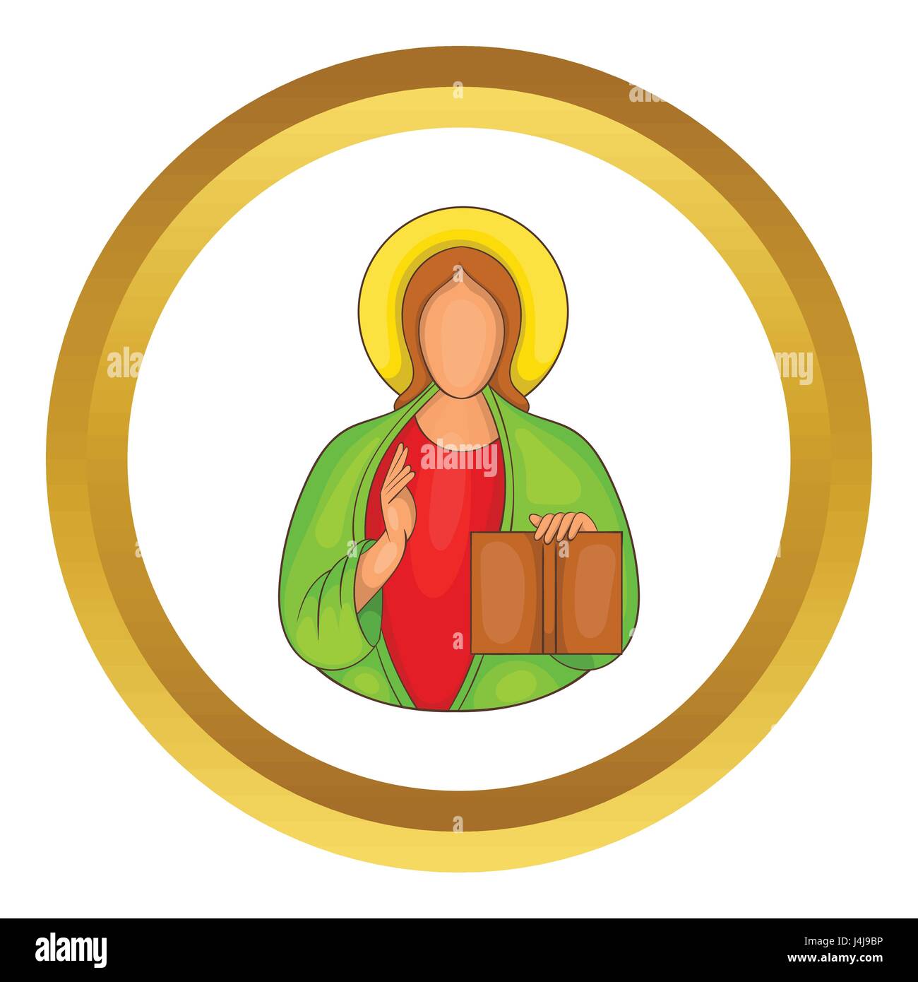 Jesus vector icon Stock Vector Image & Art - Alamy