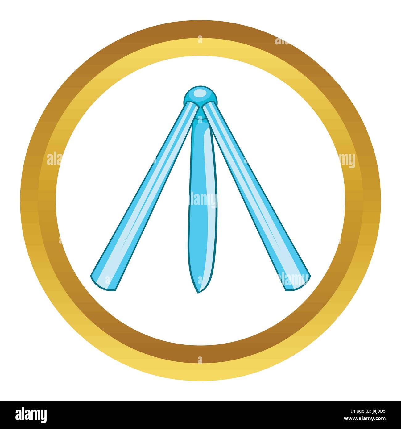 Butterfly knife vector icon Stock Vector Image & Art - Alamy