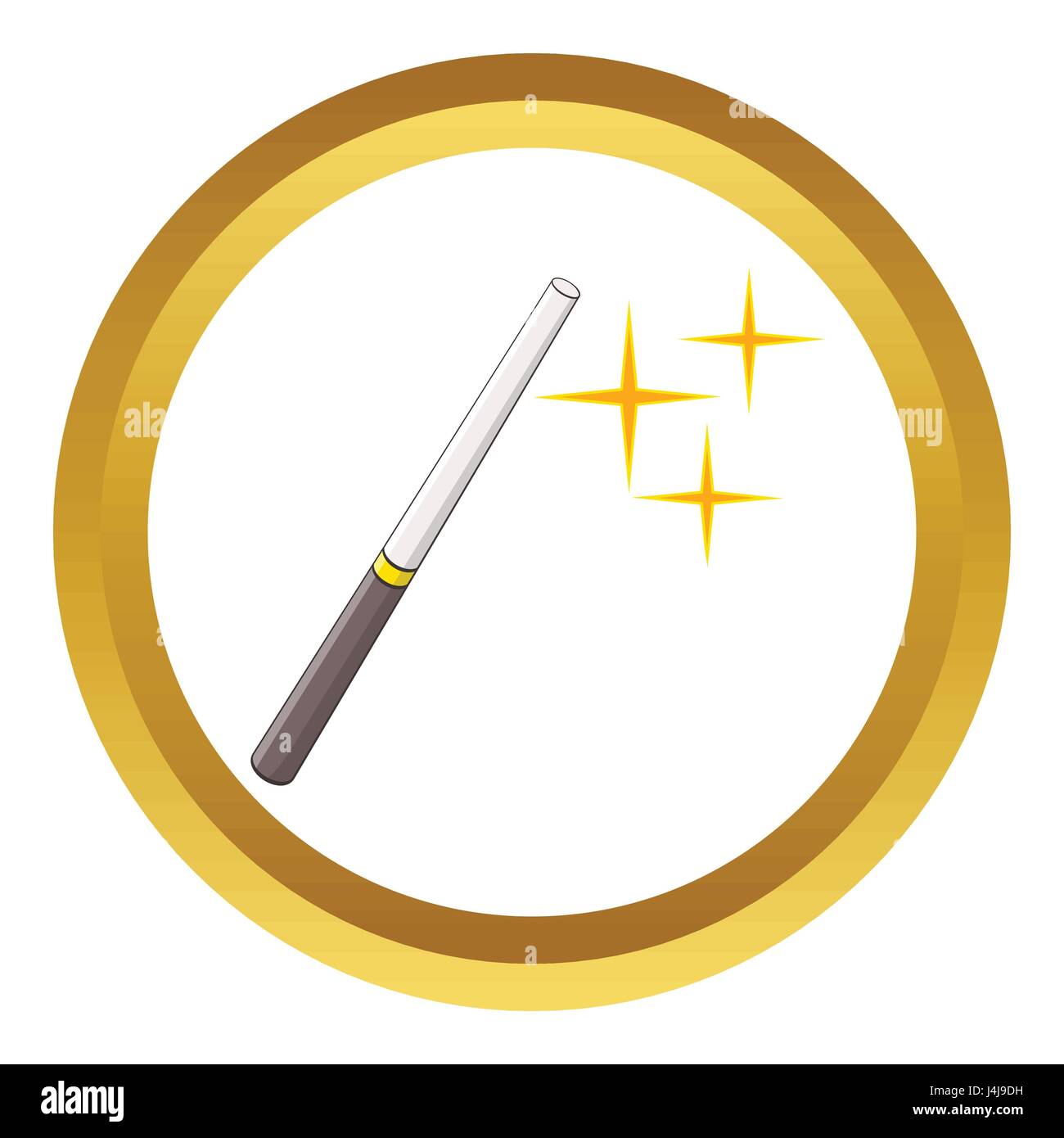 Magic wand vector icon Stock Vector Image & Art - Alamy