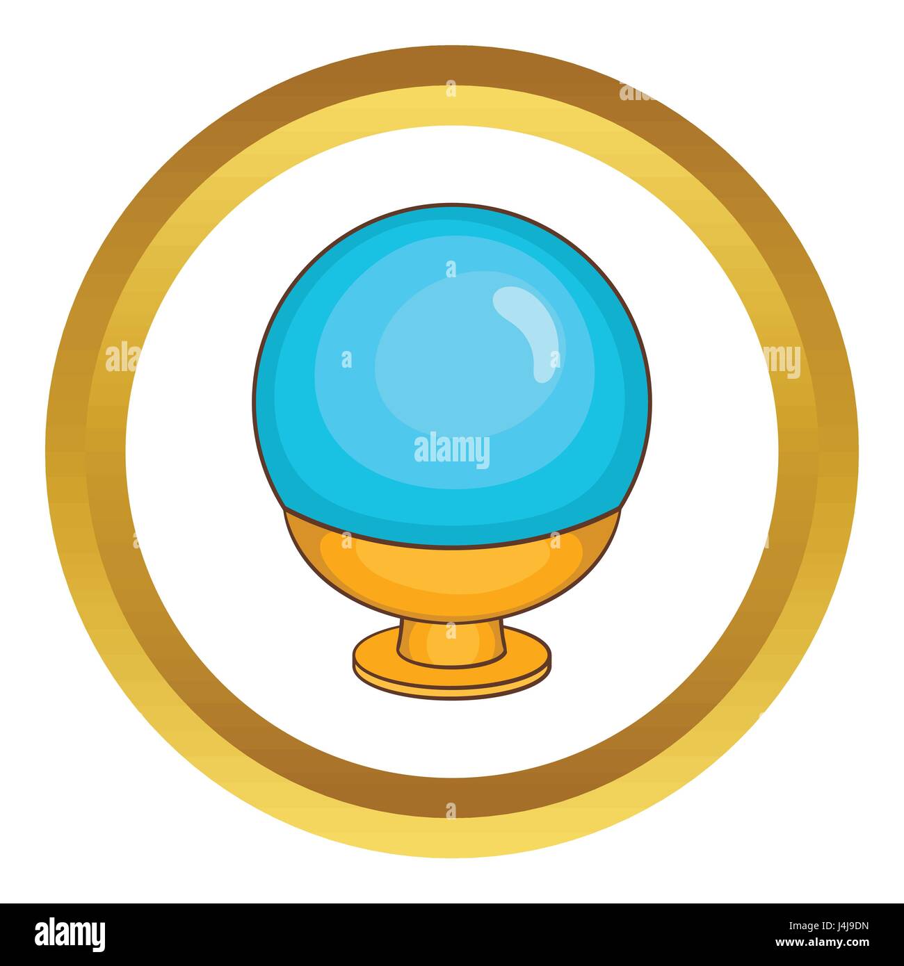 Magic ball vector icon Stock Vector Image & Art - Alamy