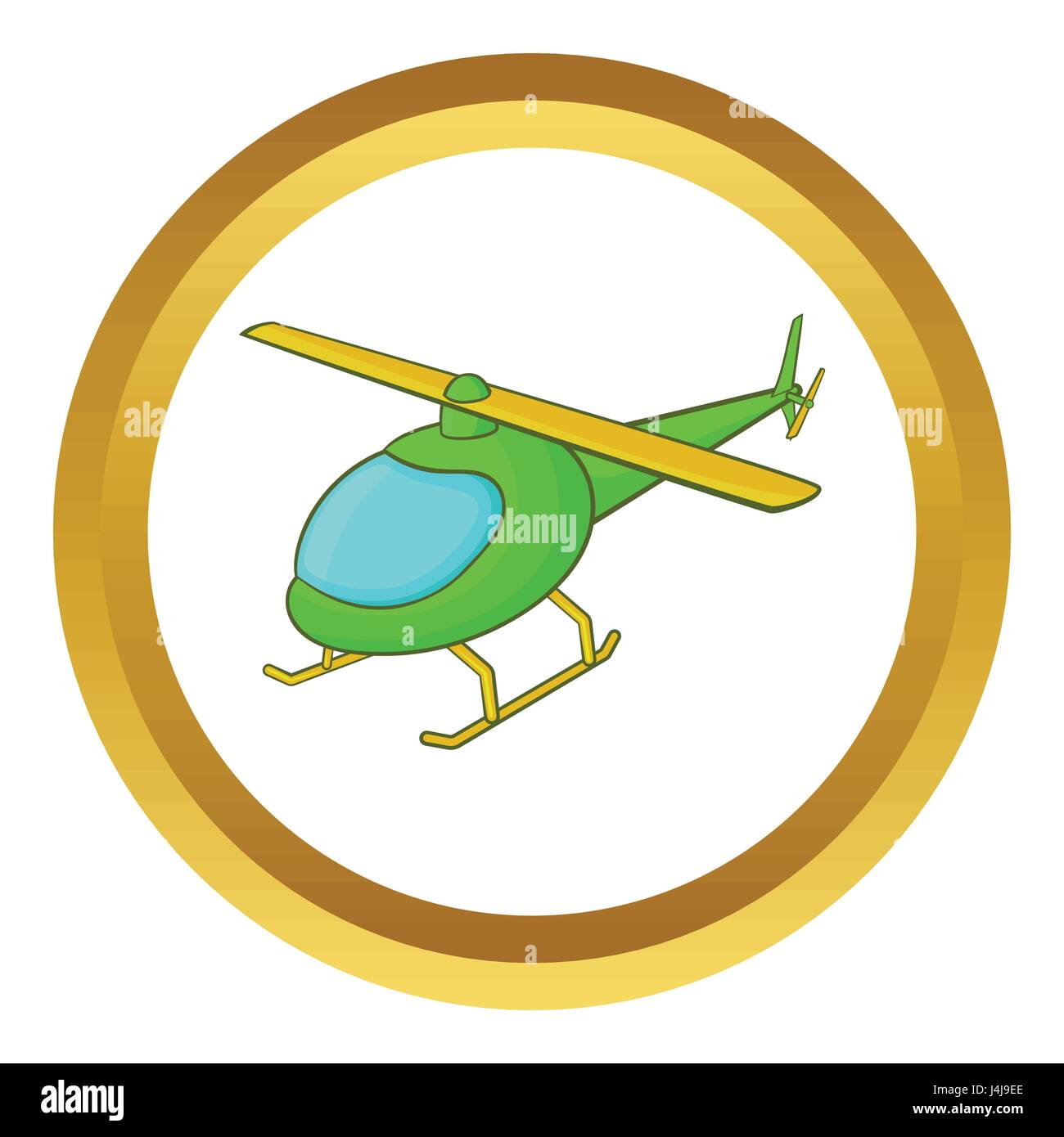 Green helicopter vector icon Stock Vector Image & Art - Alamy