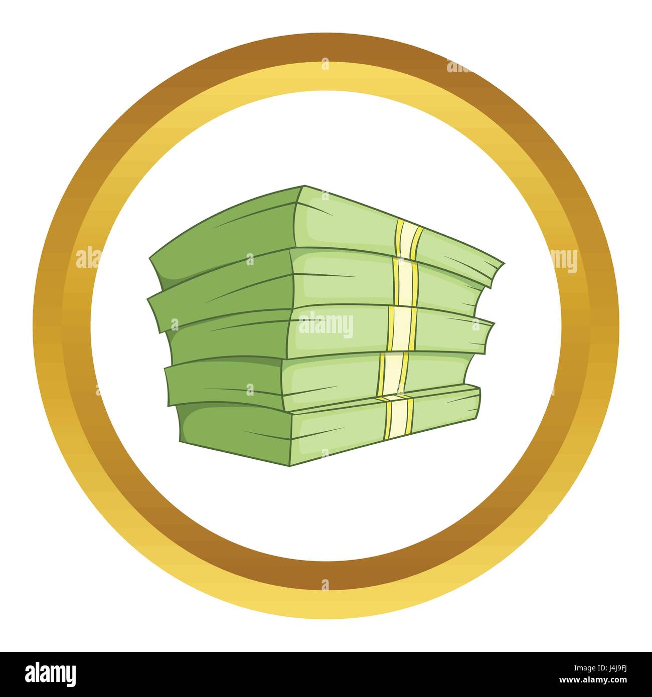 Stack of money vector icon Stock Vector Image & Art - Alamy