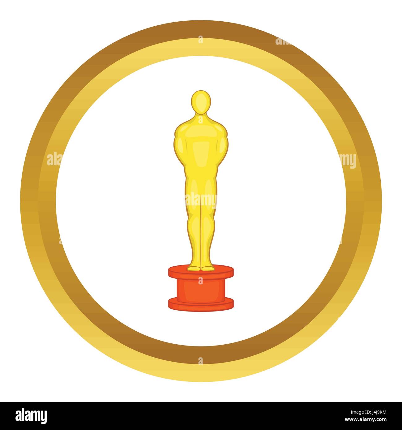 Cinema gold award vector icon Stock Vector Image & Art - Alamy