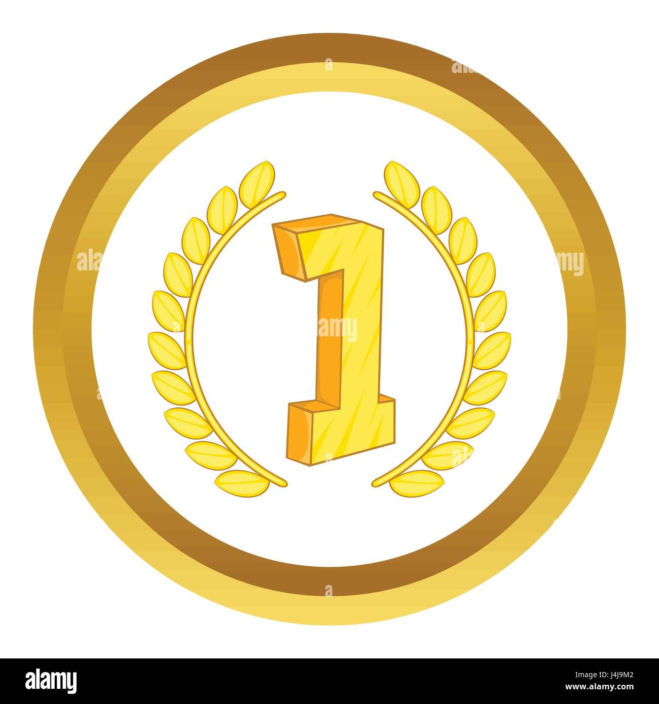 First place laurel label vector icon Stock Vector Image & Art - Alamy
