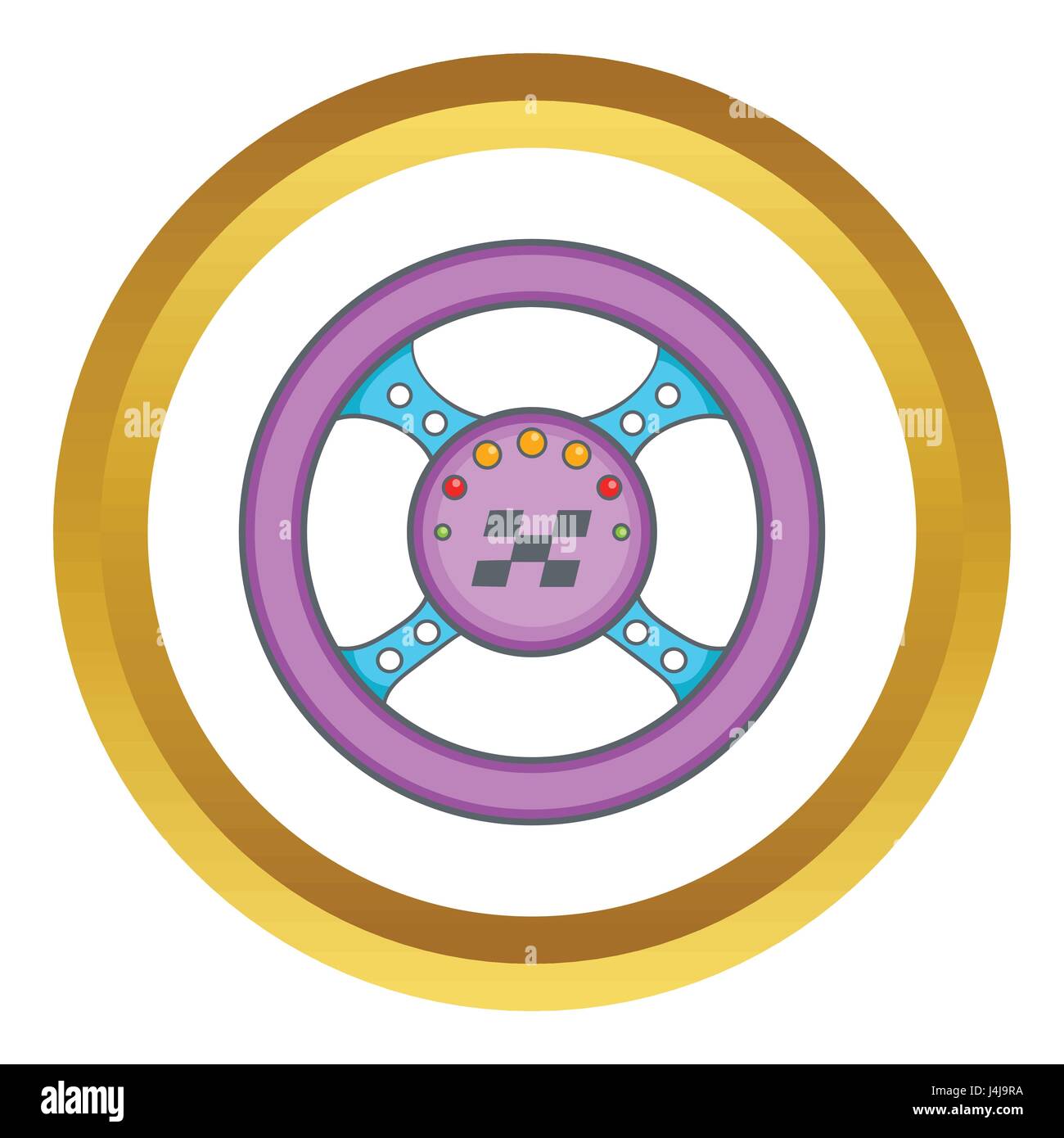 Painting of racing car Stock Vector Images - Alamy