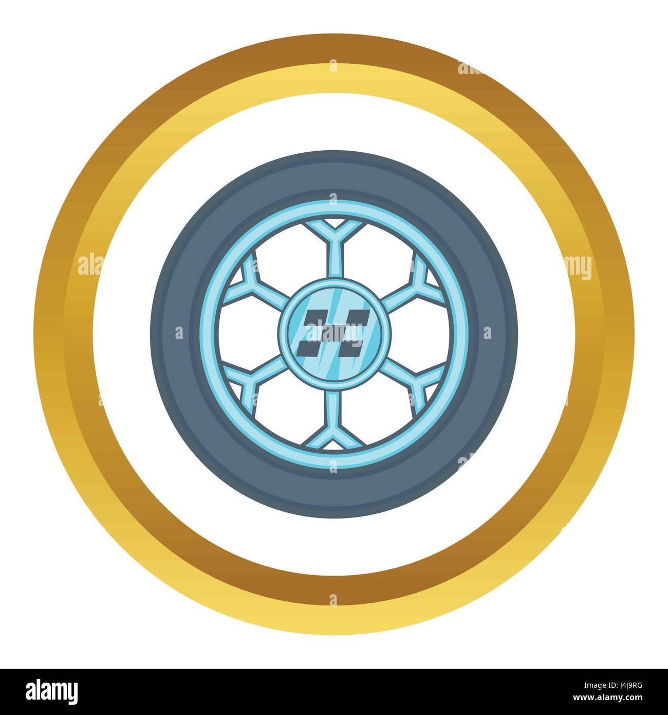 Racing tyre cartoon hi-res stock photography and images - Alamy