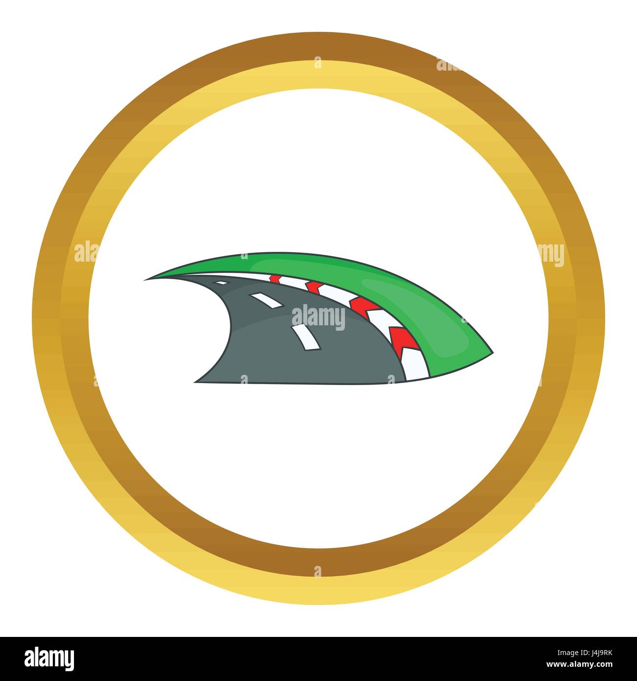 Speedway vector icon Stock Vector Image & Art - Alamy