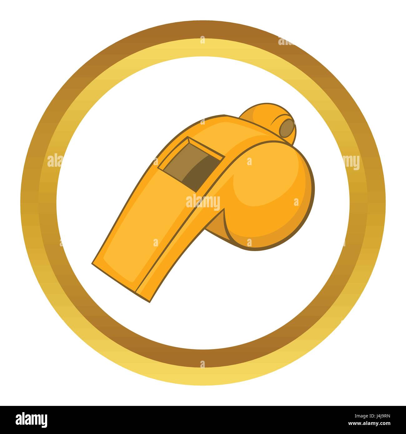 Whistle of referee vector icon Stock Vector Image & Art - Alamy