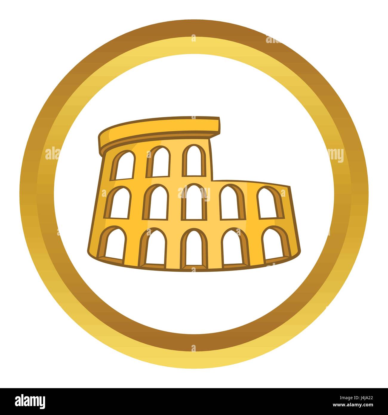 Roman Coliseum vector icon Stock Vector Image & Art - Alamy