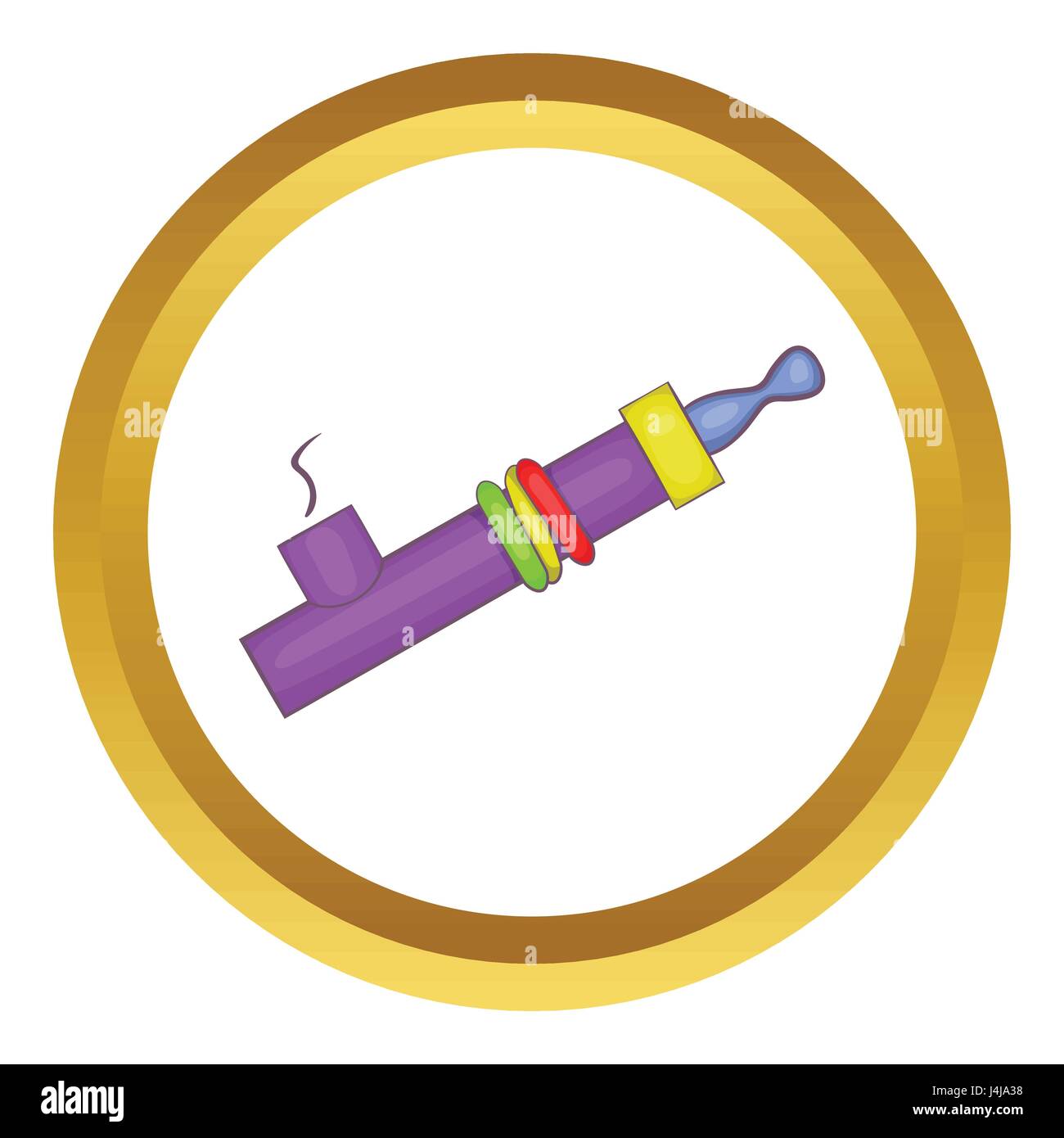 Marijuana e-cigarette vector icon Stock Vector Image & Art - Alamy