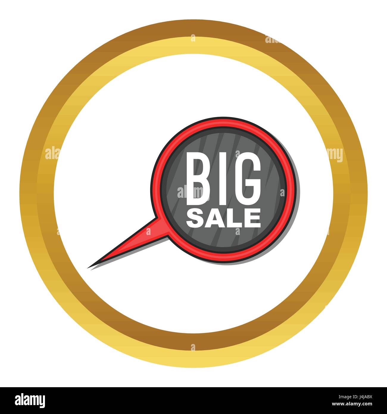 Big sale sign vector icon Stock Vector Image & Art - Alamy