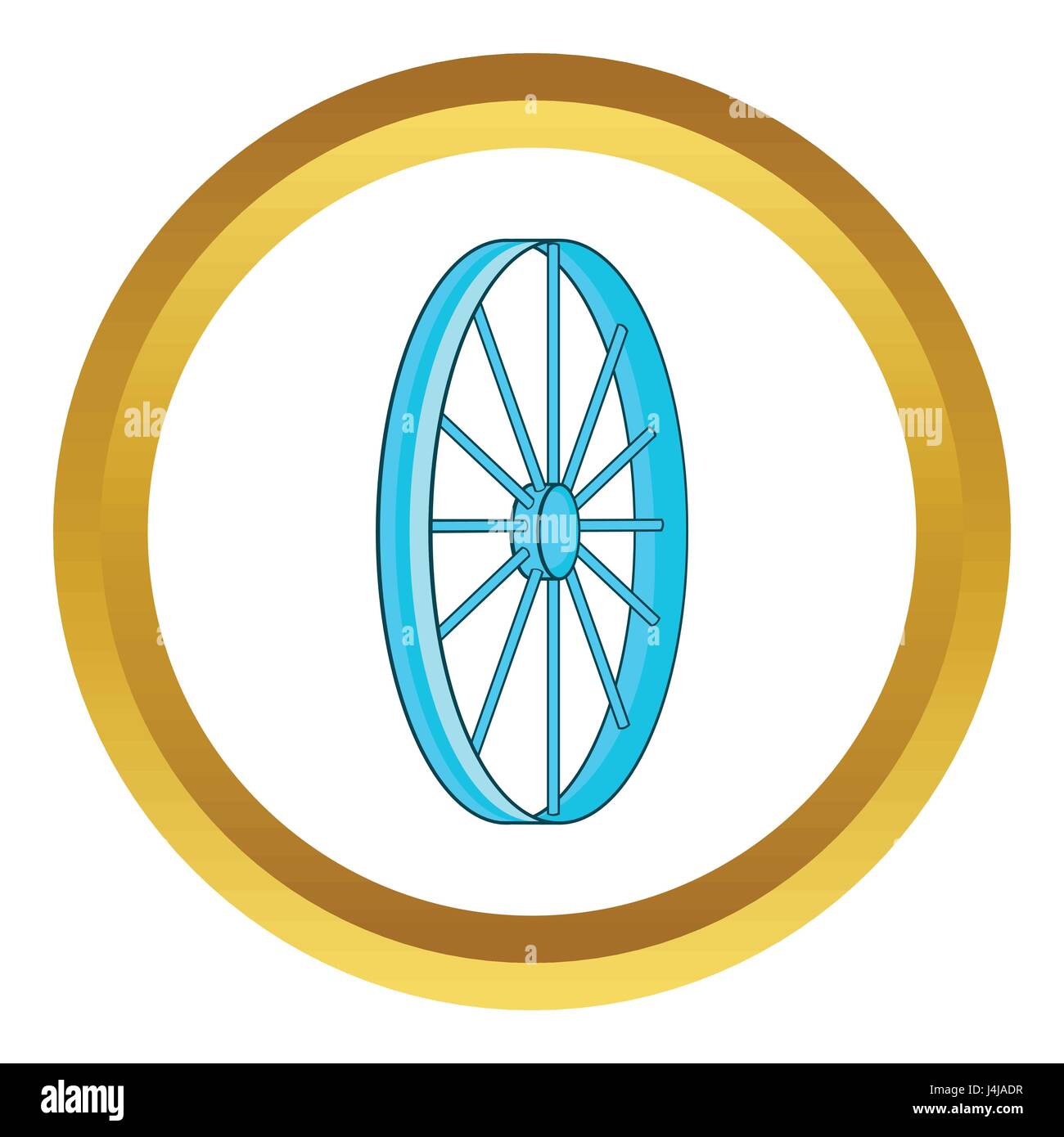 Bicycle wheel symbol vector icon Stock Vector Image & Art - Alamy