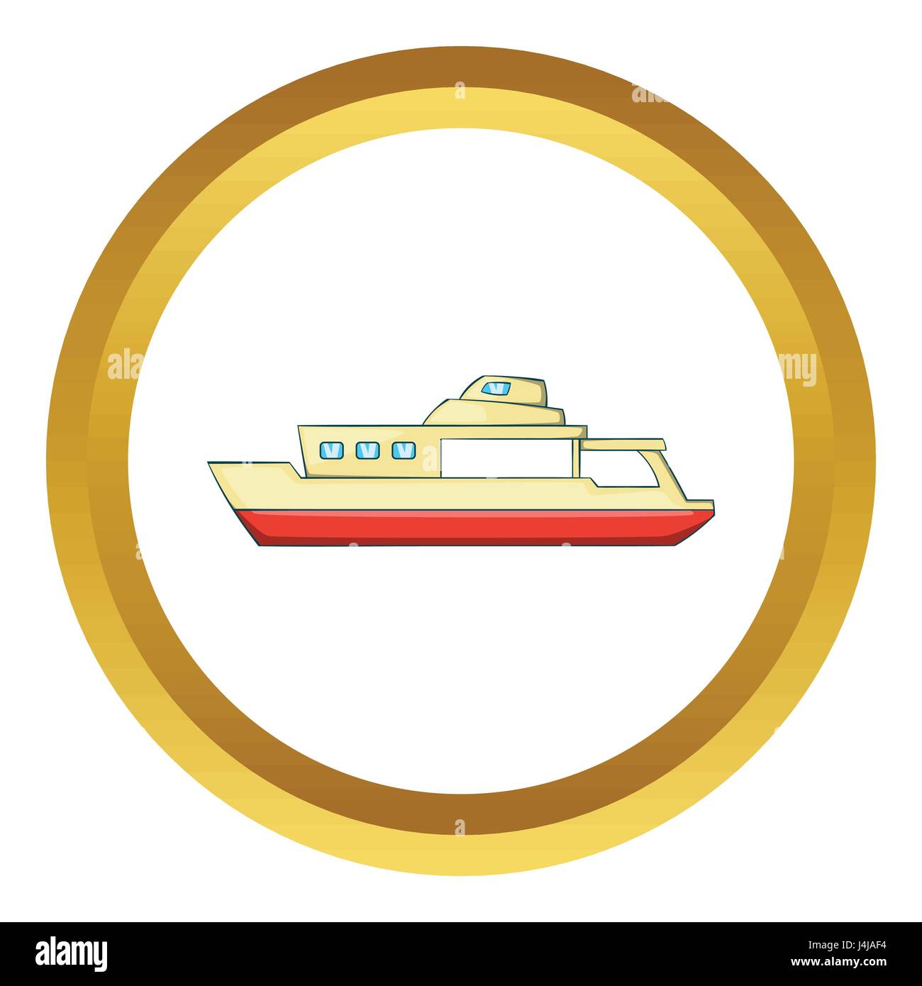 Big ship icon cartoon style hi-res stock photography and images - Alamy