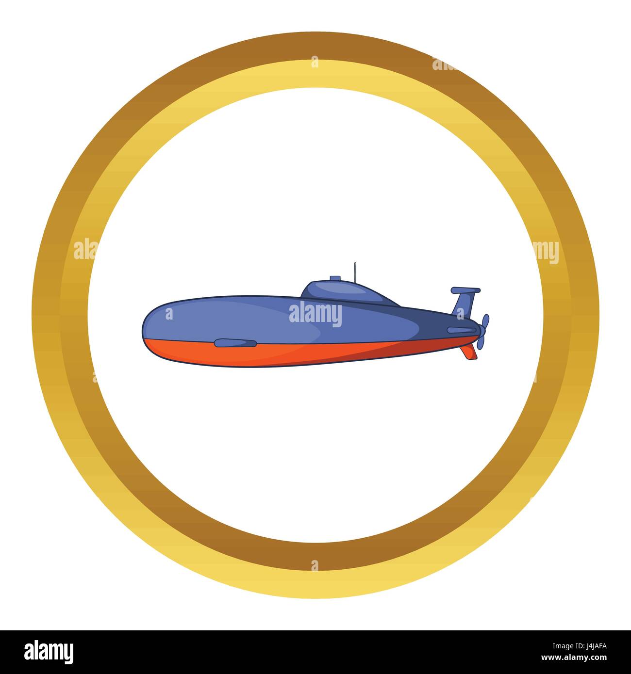Submarine vector icon Stock Vector Image & Art - Alamy