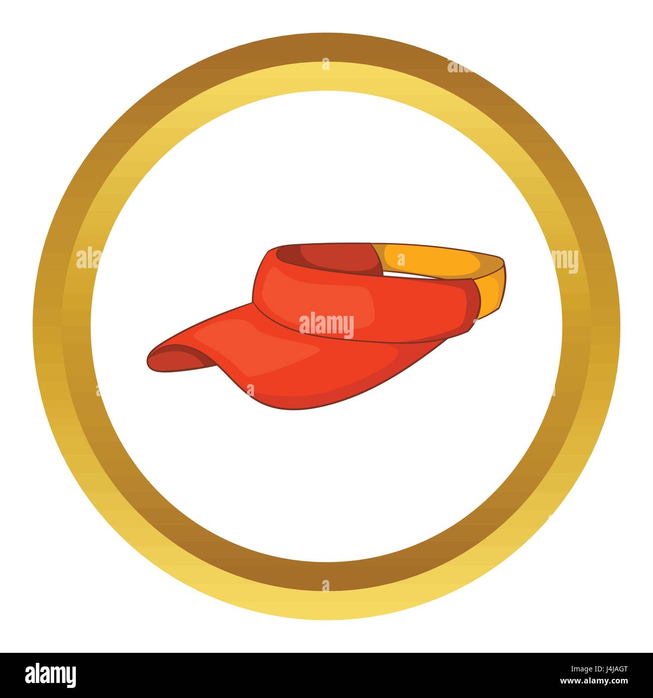 Sun cap vector icon Stock Vector Image & Art - Alamy