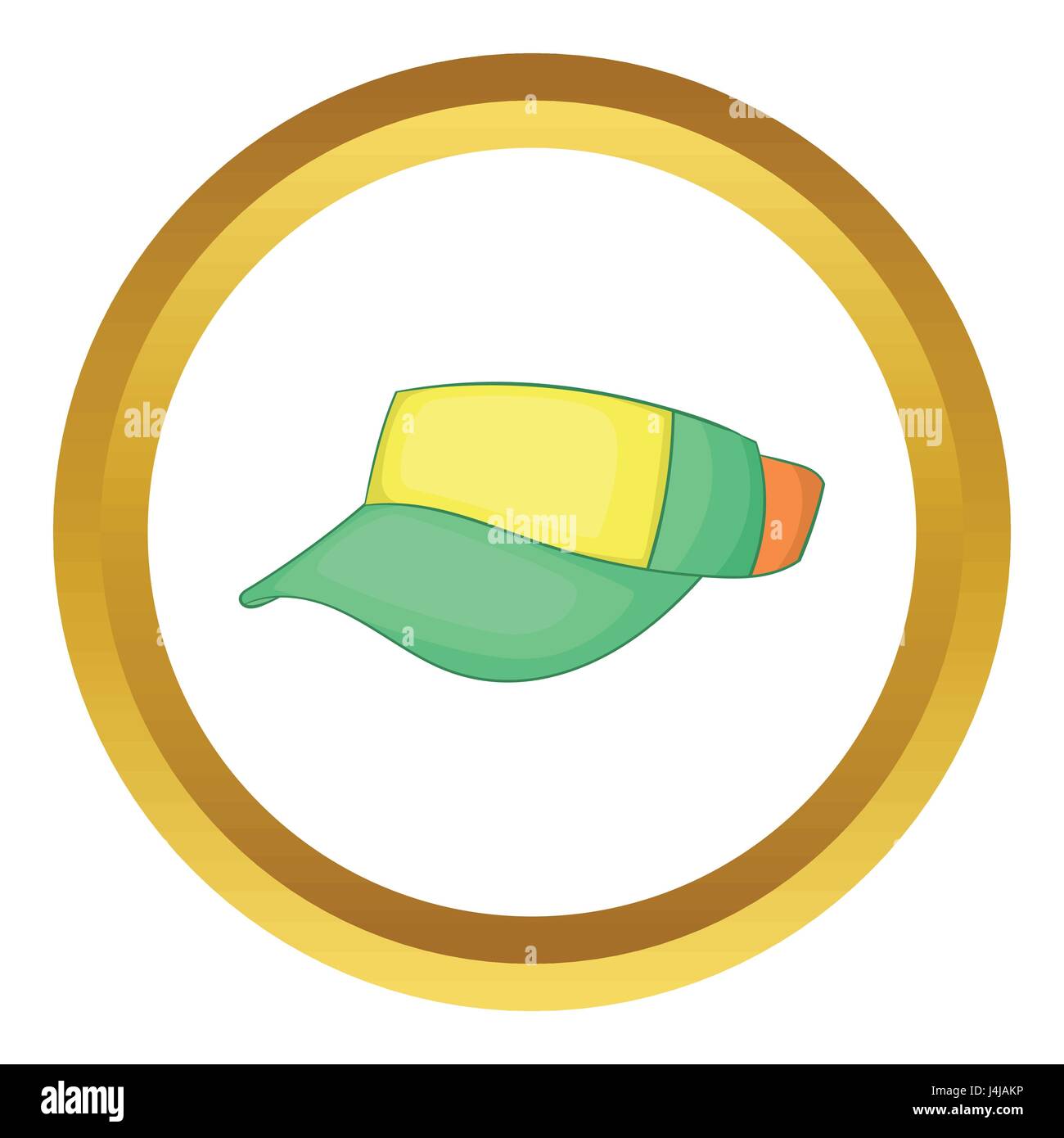 Cap without top vector icon Stock Vector Image & Art - Alamy