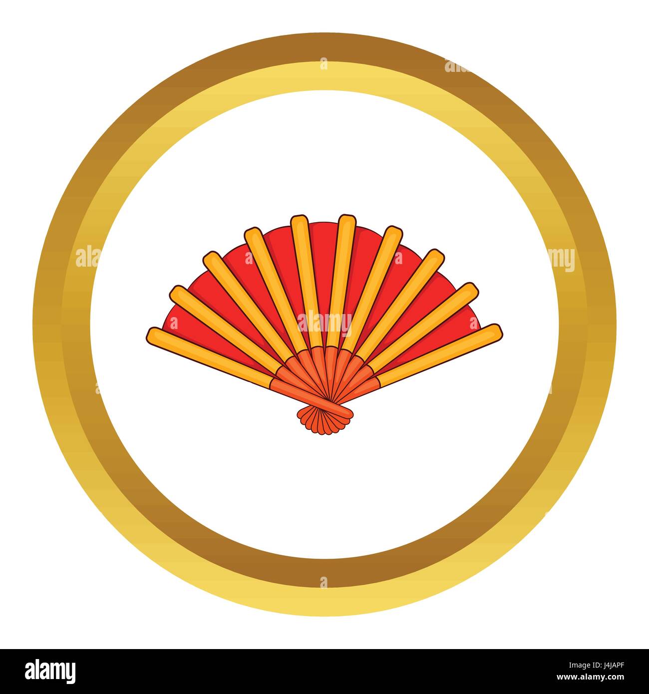 Spanish fan vector icon Stock Vector Image & Art - Alamy
