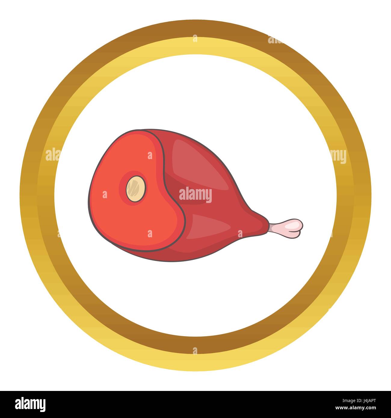 Jamon vector icon Stock Vector Image & Art - Alamy