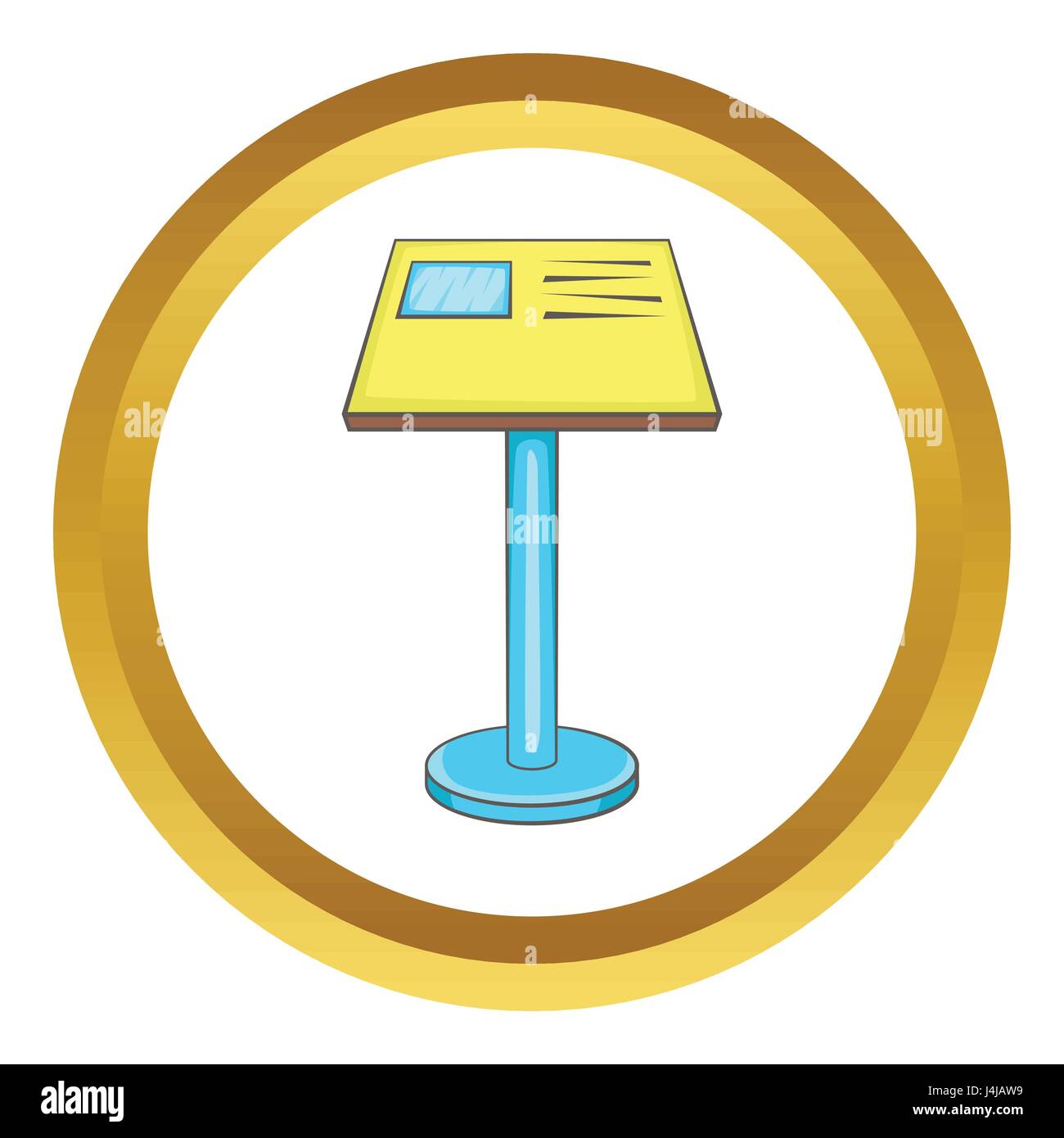 Heritage information board display Stock Vector Images - Alamy