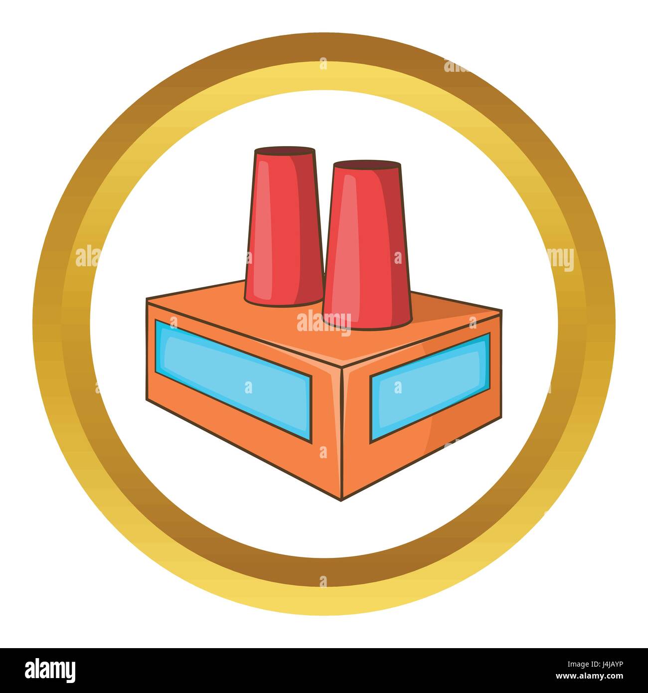Factory vector icon Stock Vector Image & Art - Alamy