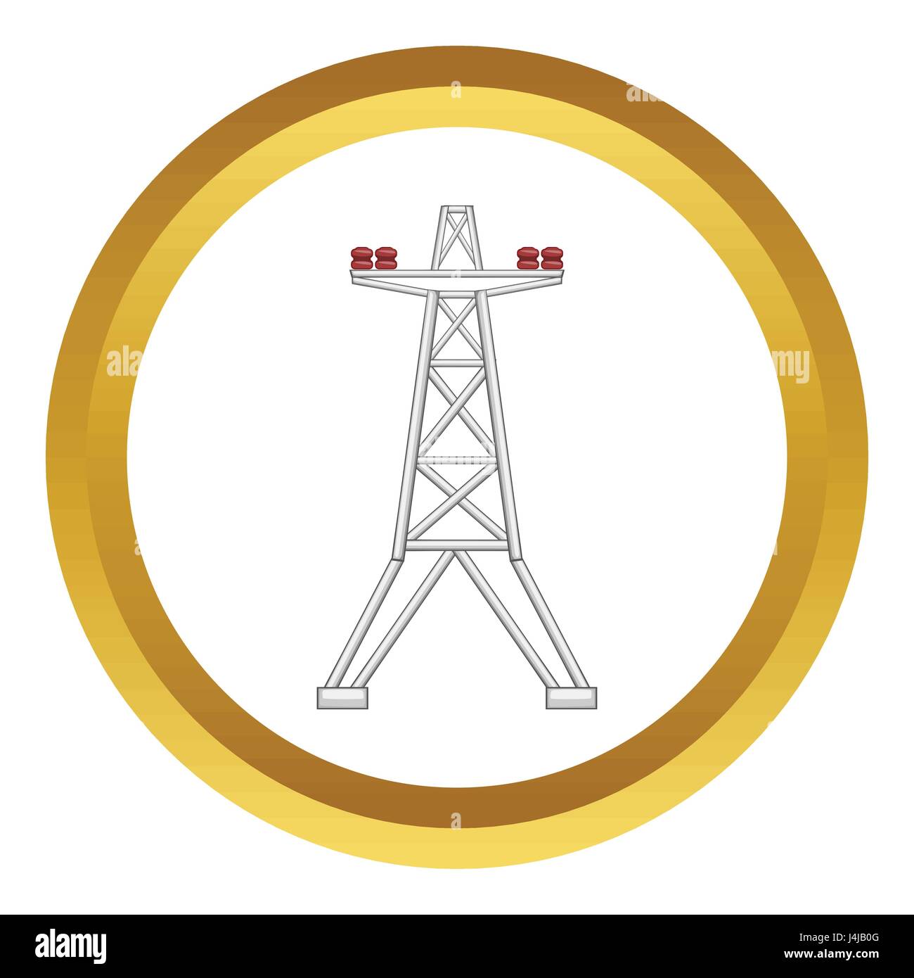 Electric pole vector icon Stock Vector Image & Art - Alamy