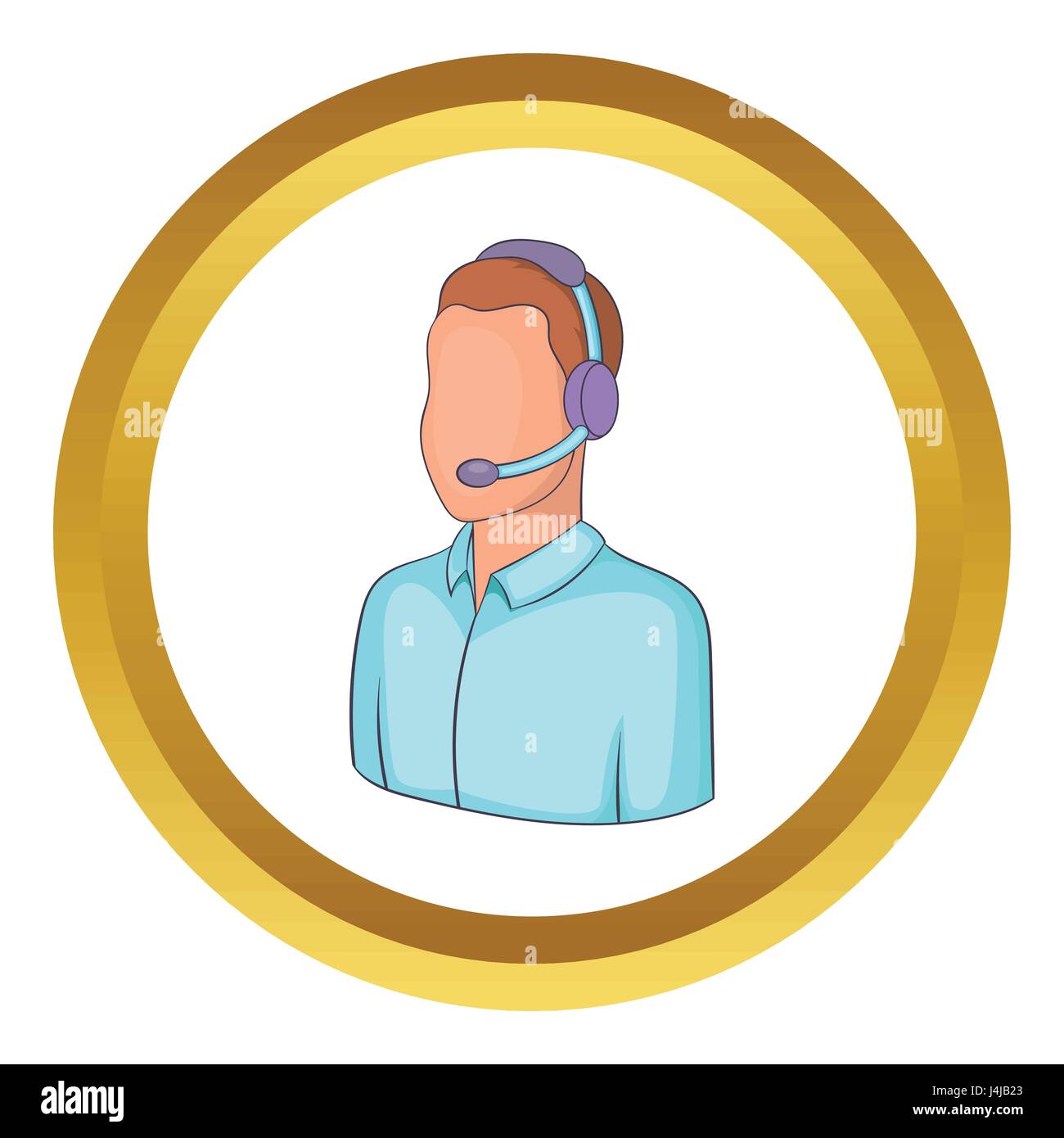 Man operator vector icon Stock Vector Image & Art - Alamy
