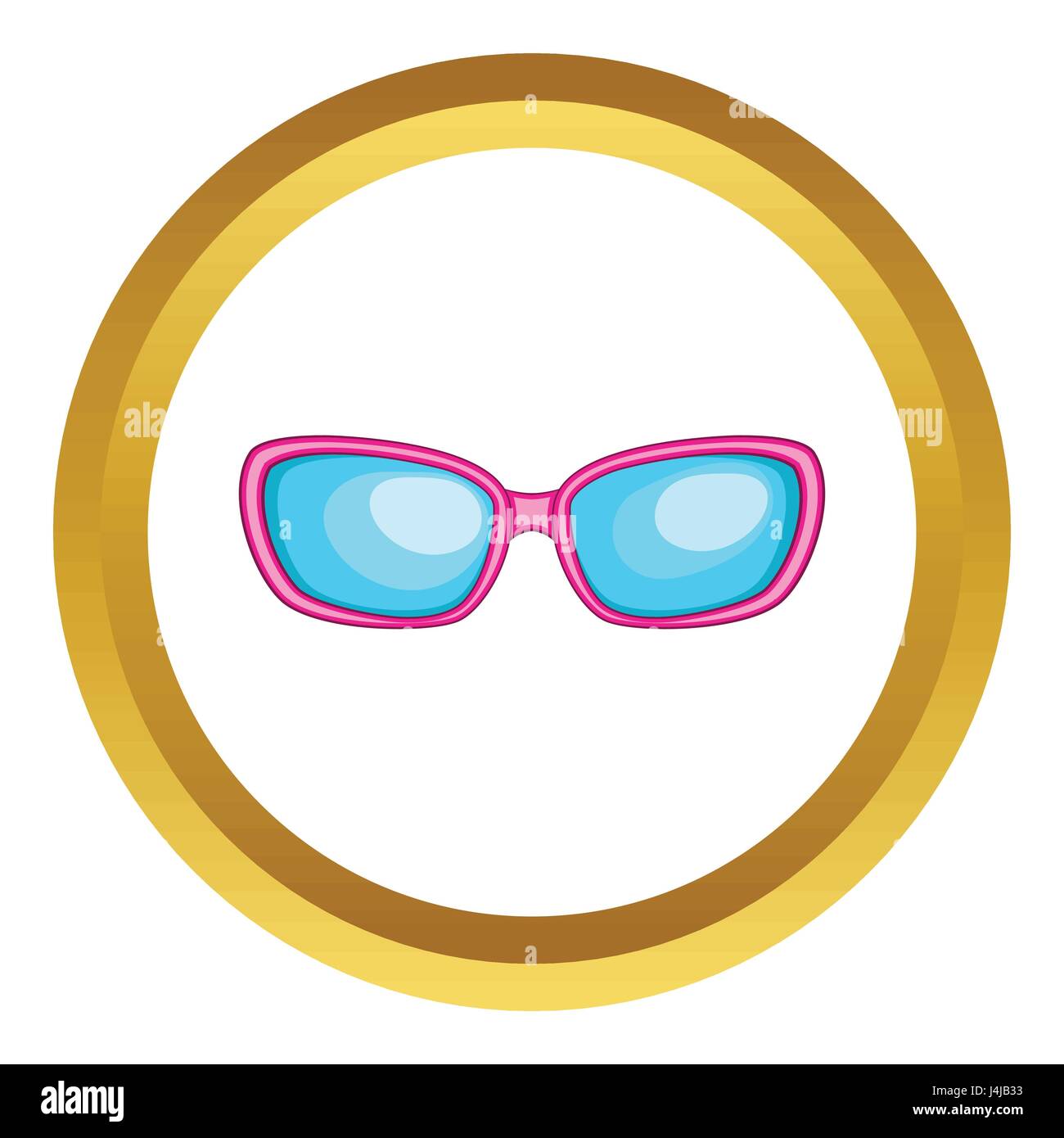 Pink sunglasses sand Stock Vector Images - Alamy