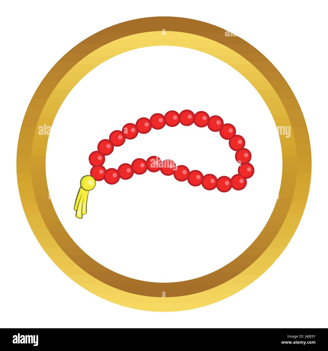 Beads vector icon Stock Vector Image & Art - Alamy