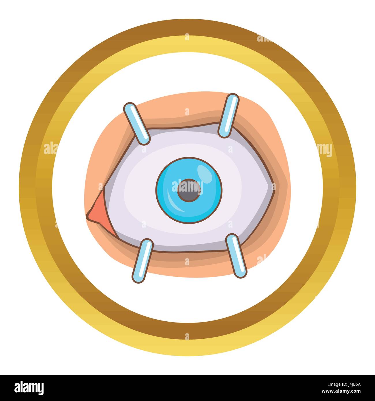 Eye procedure vector icon Stock Vector Image & Art - Alamy