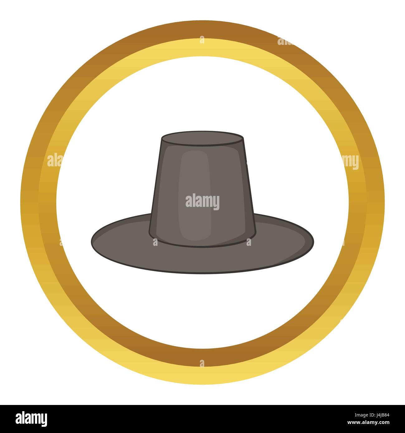 Traditional korean hat vector icon Stock Vector Image & Art - Alamy