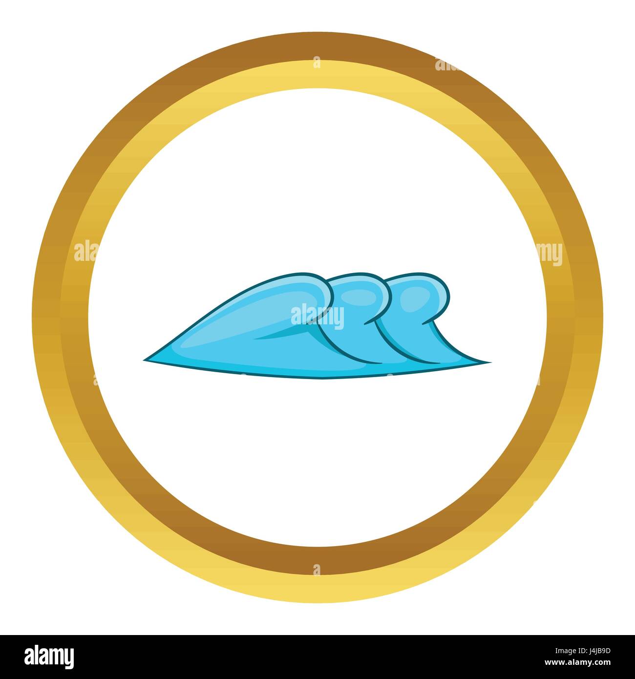 Three waves vector icon Stock Vector Image & Art - Alamy